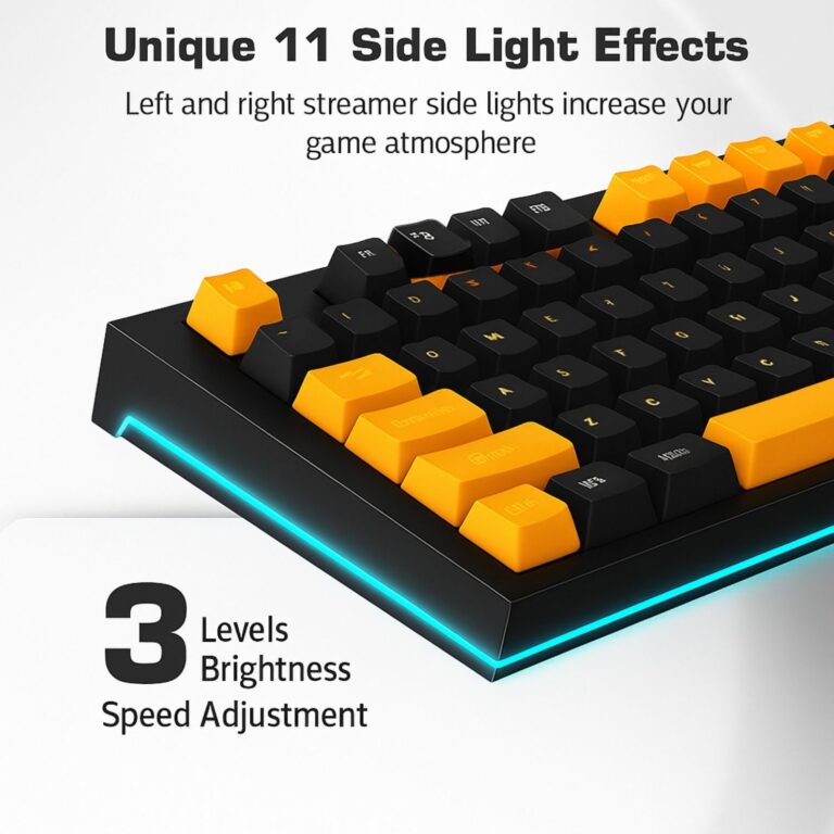 AULA F3032 Wired RGB Backlight Mechanical Gaming Keyboard | Orange ...