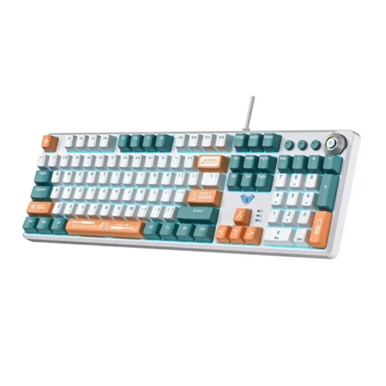 AULA F2088Pro Full Size USB Wired Mechanical Gaming Keyboard with Media ...