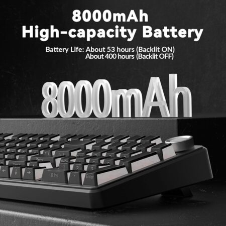 AULA F99 Pro 96% Side-Engraved Keycaps Tri-Mode Wireless Full Size ...