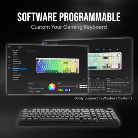 AULA F99 Pro 96% Side-Engraved Keycaps Tri-Mode Wireless Full Size ...