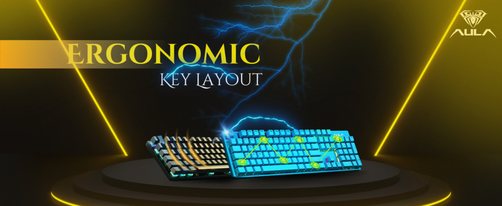 AULA S2022 USB Wired Full Size Mechanical Gaming Keyboard | Blue, Blue ...