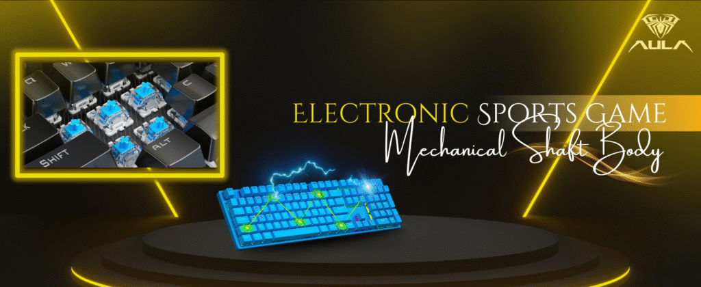 AULA S2022 USB Wired Full Size Mechanical Gaming Keyboard | Blue, Blue ...